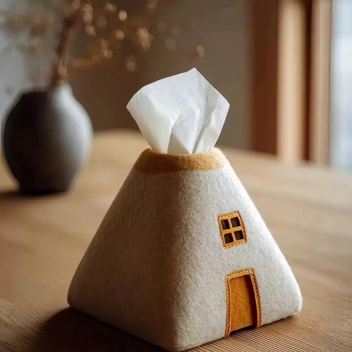 Cozy Cottage Tissue Box Pack per 2, grazioso accessorio da scrivania ...