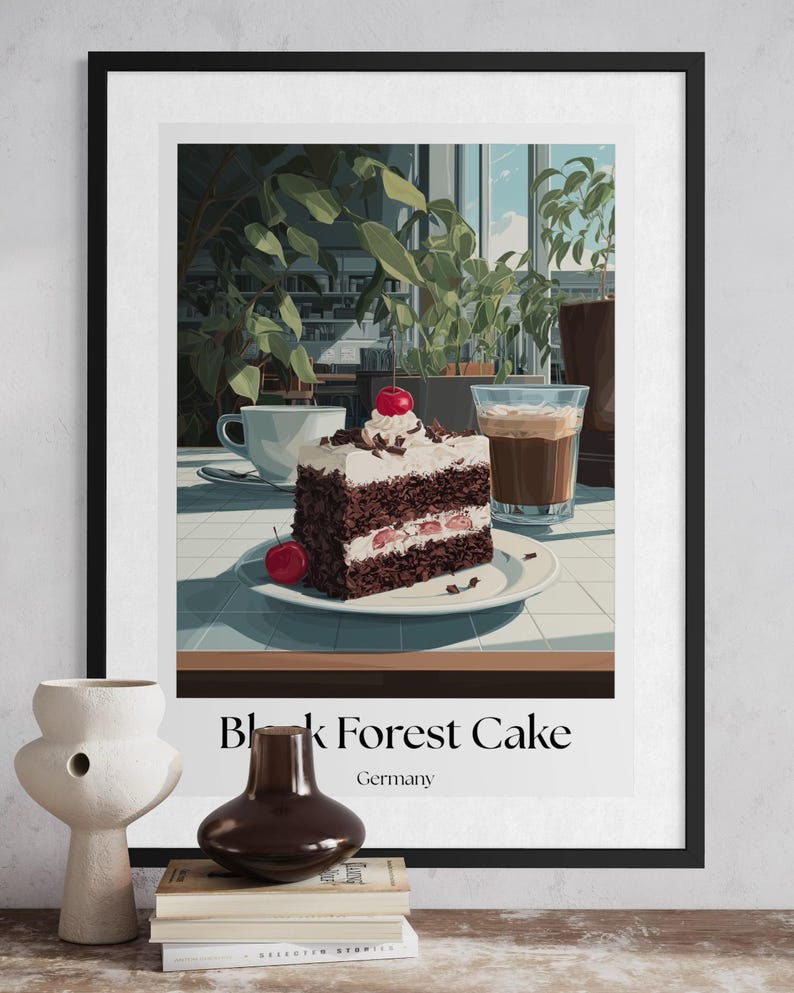 Black Forest Cake Digital Download Bundle Print - Germany Wall Art ...