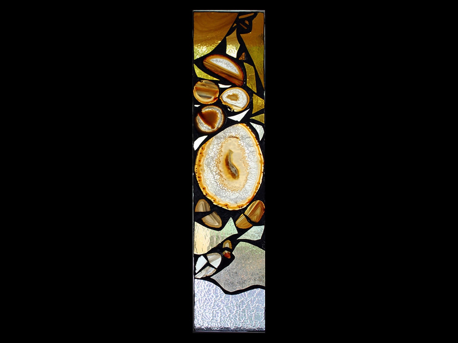 Custom Made Stained Glass/agate Windows, Cabinet Inserts, Doors - Etsy