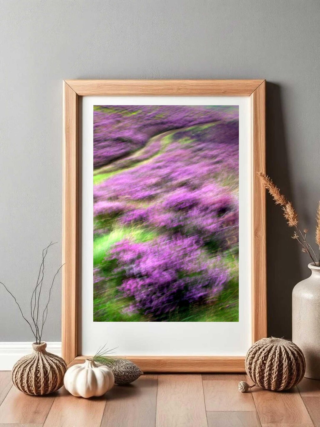 Scottish Heather Moor, Abstract Impressionist Fine Art Photography ...