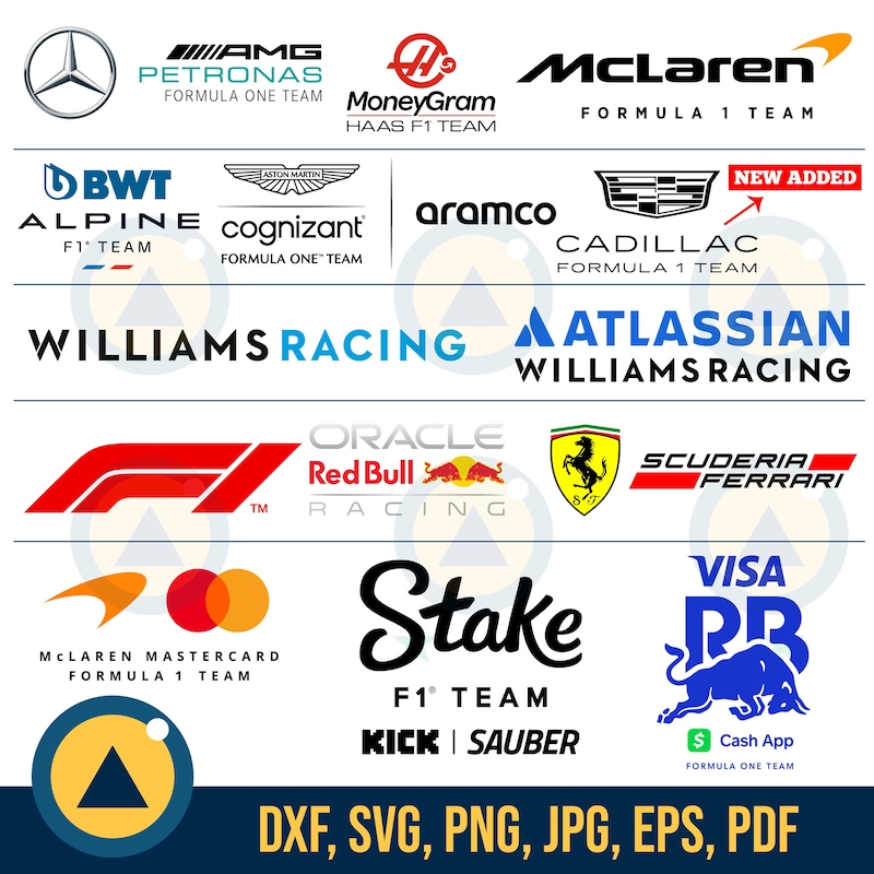 F1 2026 Logos - Etsy UK