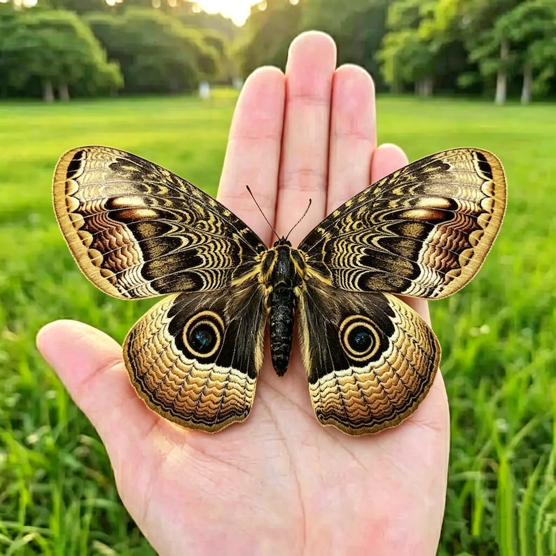 Real Luna Moth Spread Specimen, Butterfly Moth Taxidermy, Nature ...