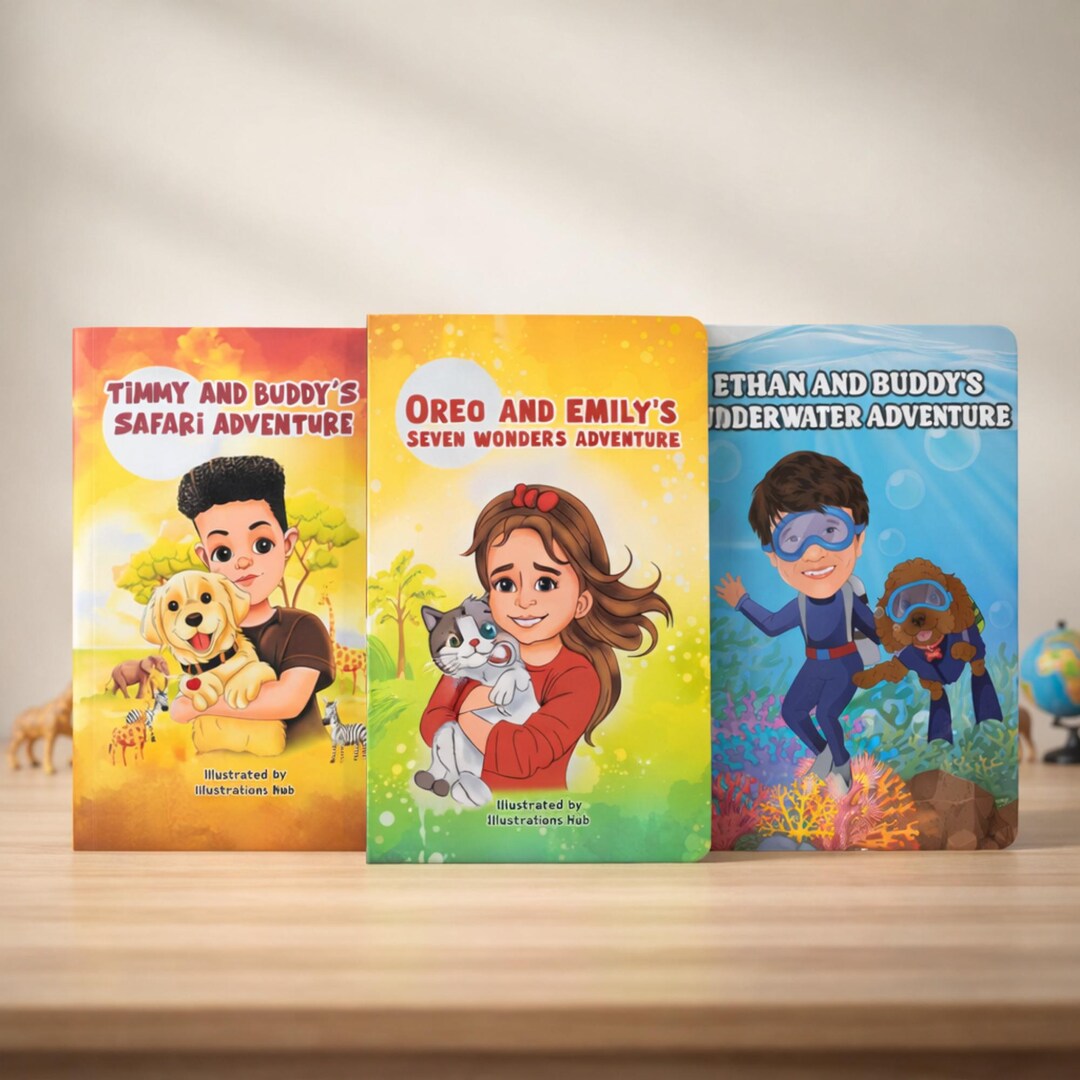 Personalized Children's Book Bundle: 3-book Adventure Set Starring ...