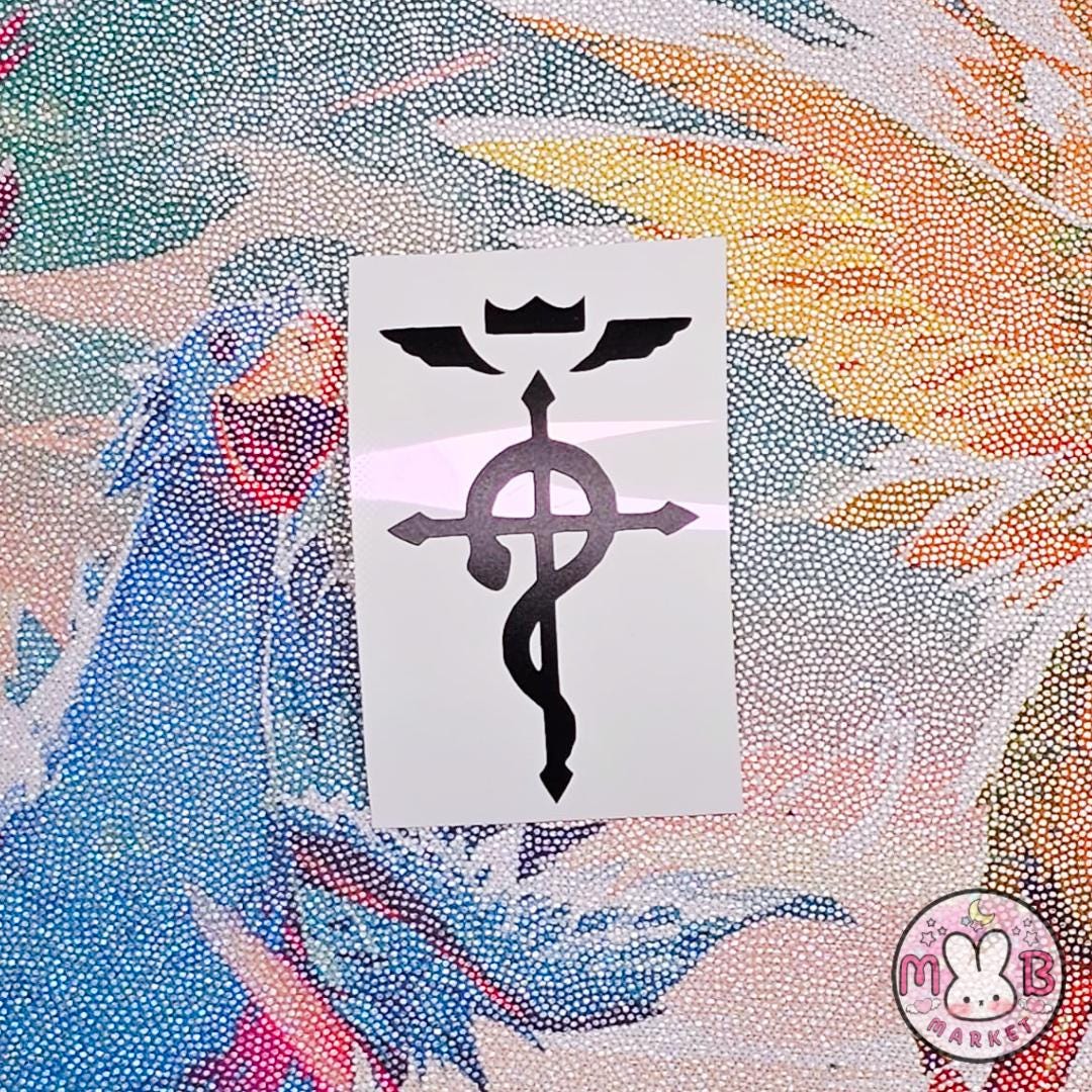 Flamel Symbol Fan-inspired Waterproof Vinyl Decal | FMA Alchemy ...