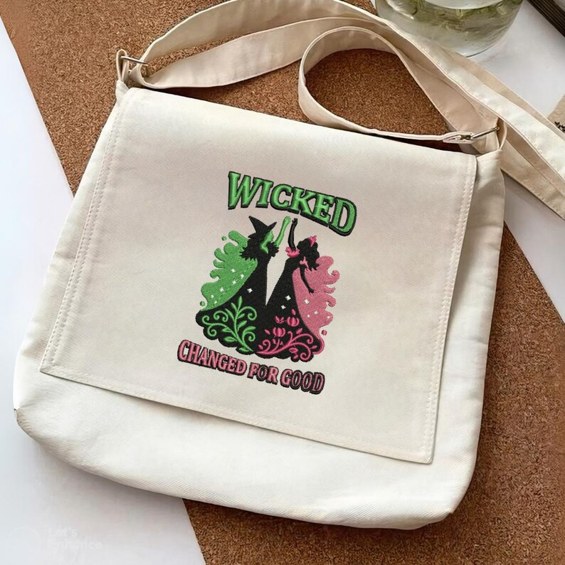 Wicked Broadway Embroidery | Elphaba & Glinda Bundle (11 Formats, 11 ...