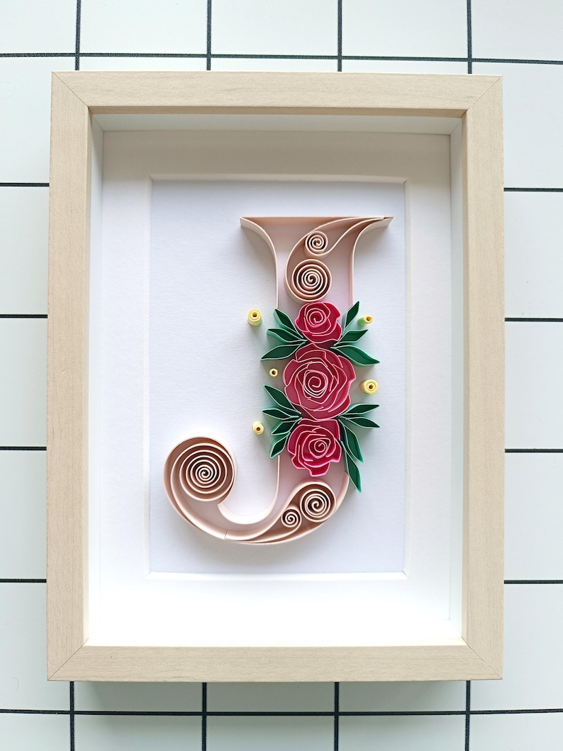 Custom Name Wall Art, Custom Initial Art, Personalized Name Sign ...
