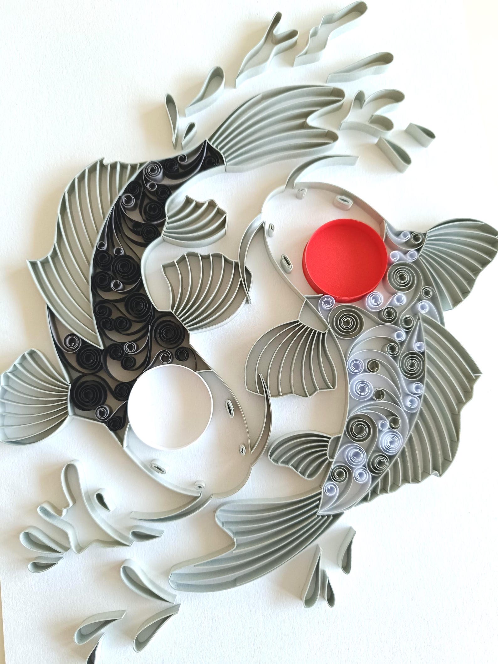 Koi Fish Wall Art, Paper First Anniversary Ideas, 1st Wedding ...