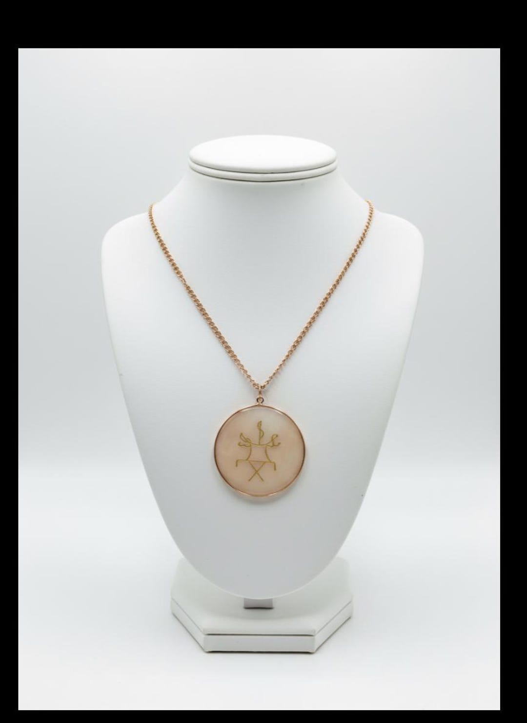 The Goddess Radiance Rune Pendant is a Rose Quartz Talisman for Female ...
