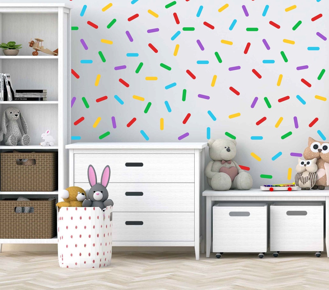 Sprinkles Decal, Confetti Wall Decals, Sprinkles, Wall Stickers ...