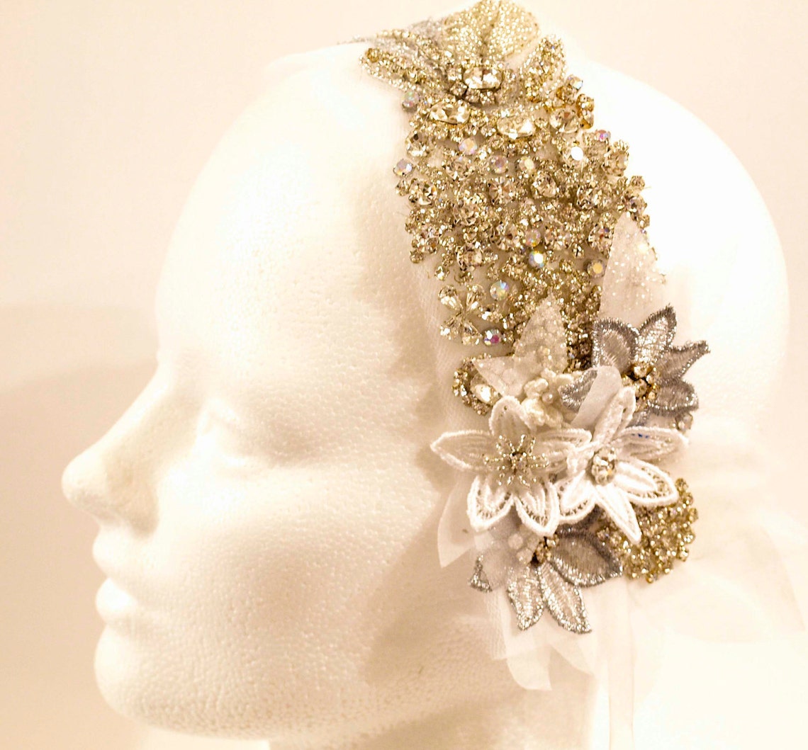 Bridal Bandeau - Etsy