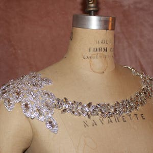 Shoulder Necklace, Shoulder Jewelry, Silver Shoulder Necklace, Bridal ...