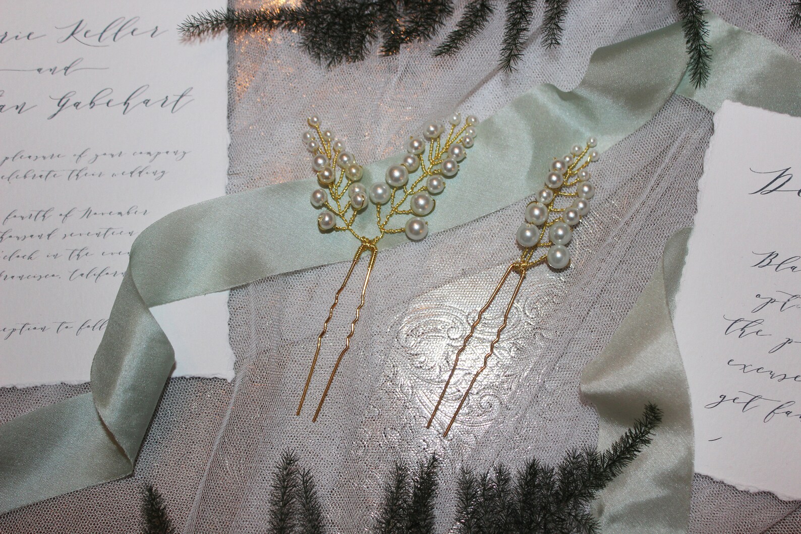 Gold Hair Pins, Pearl Pins, Crystal Hair Pins, Rose Gold Bridal Pins ...