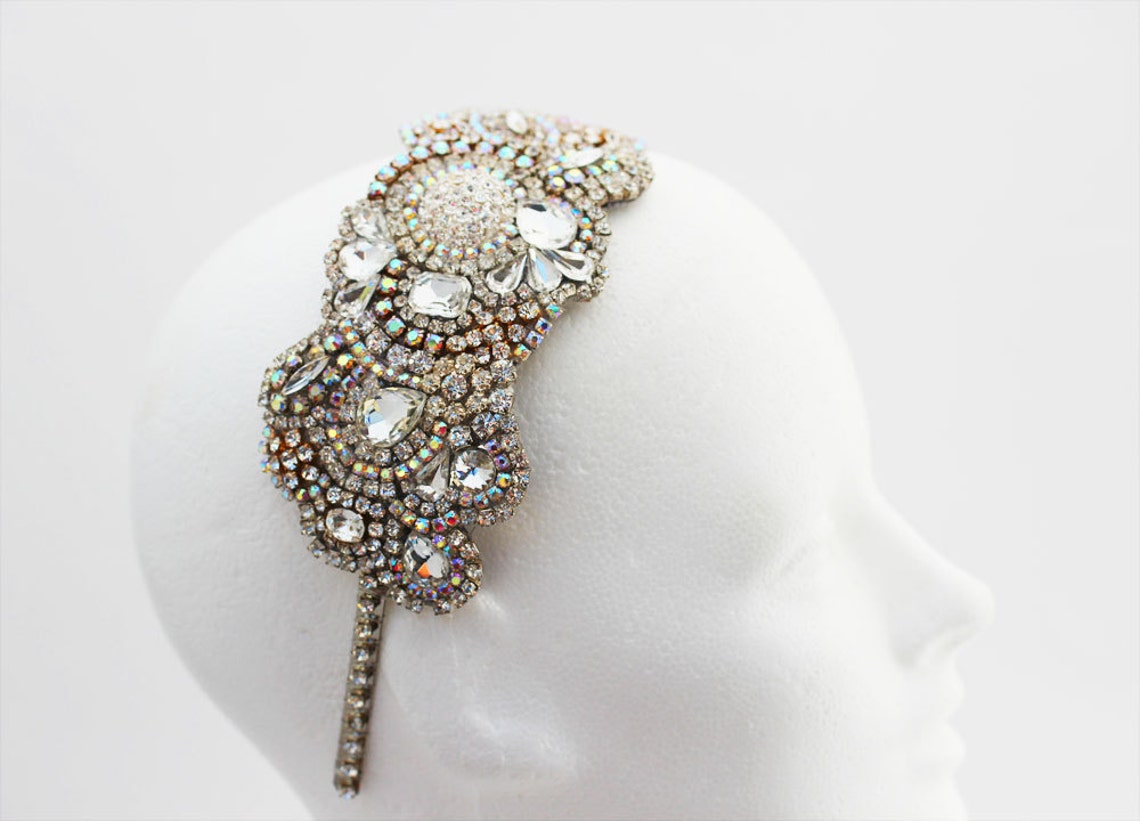 Crystal Vintage Headdress for Your Wedding - Etsy