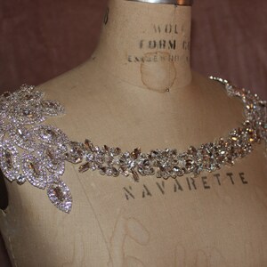 Shoulder Necklace, Shoulder Jewelry, Silver Shoulder Necklace, Bridal ...