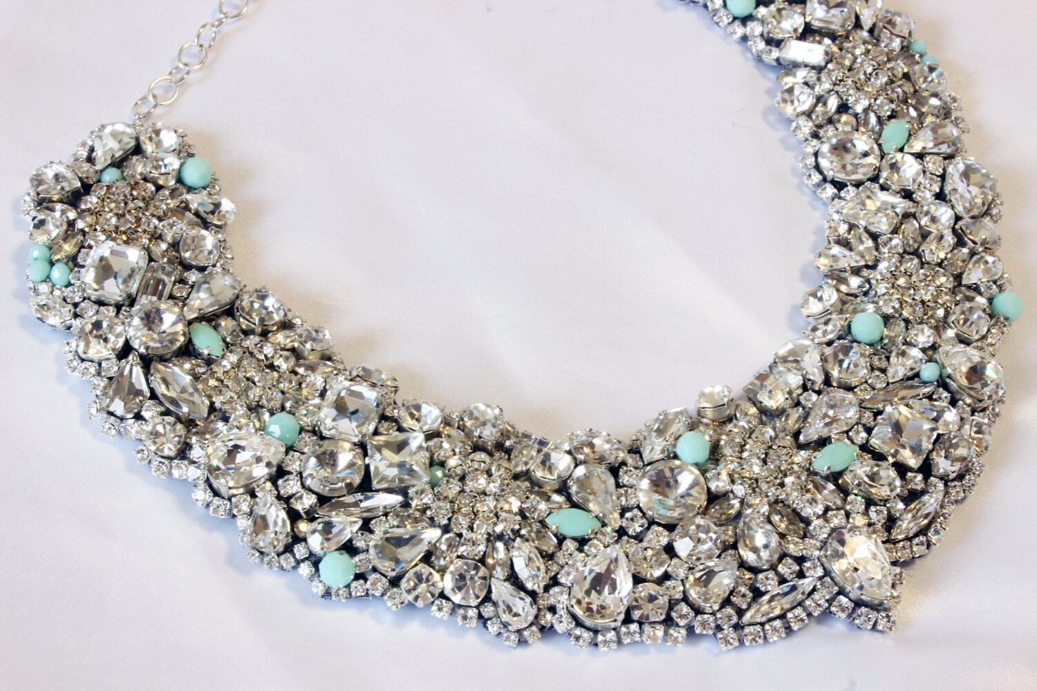 Bridal Neckace, Crystal Statement, Crystal Necklace, Classic Hollywood ...