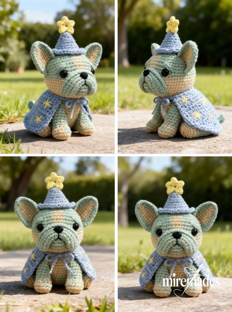 French Bulldog Crochet Pattern PDF | Magic Dog Amigurumi | Instant ...