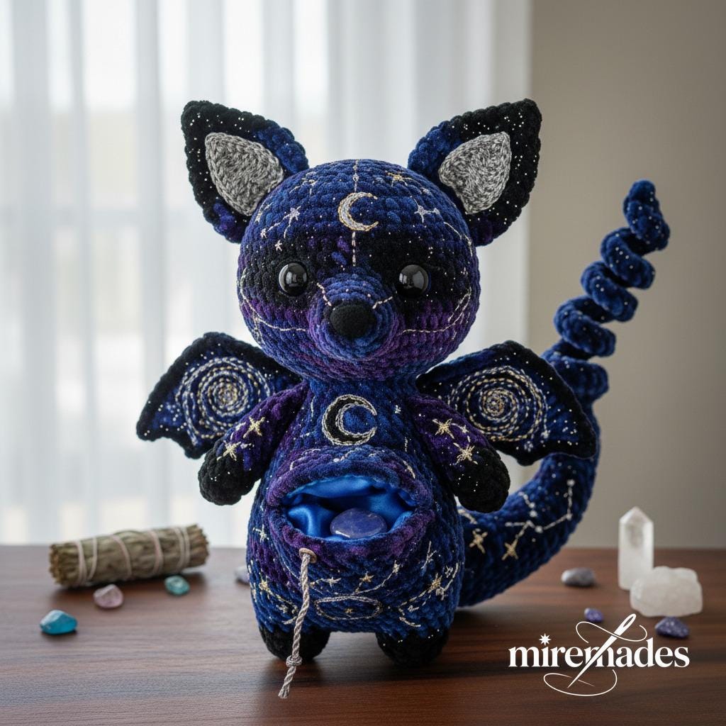 Cosmic Critter Amigurumi Pattern | Secret Stash Pocket Design ...