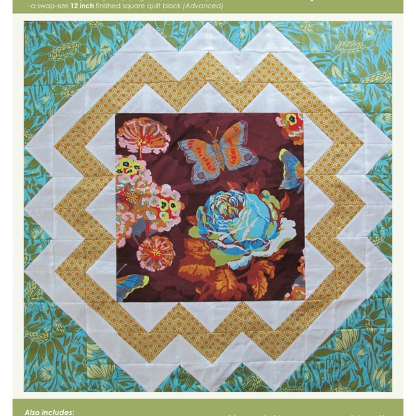 24 Inch Quilt Block Pattern - Etsy
