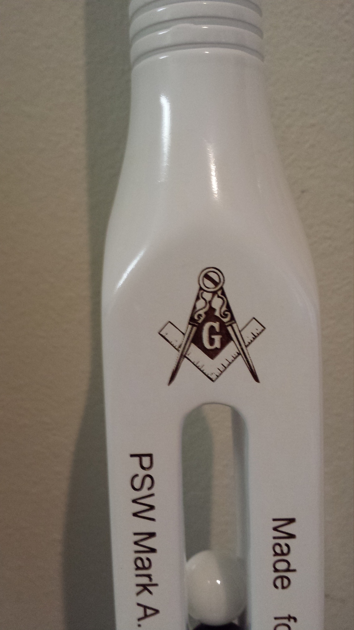 Masonic Two Ball Walking Cane Black and White | Etsy