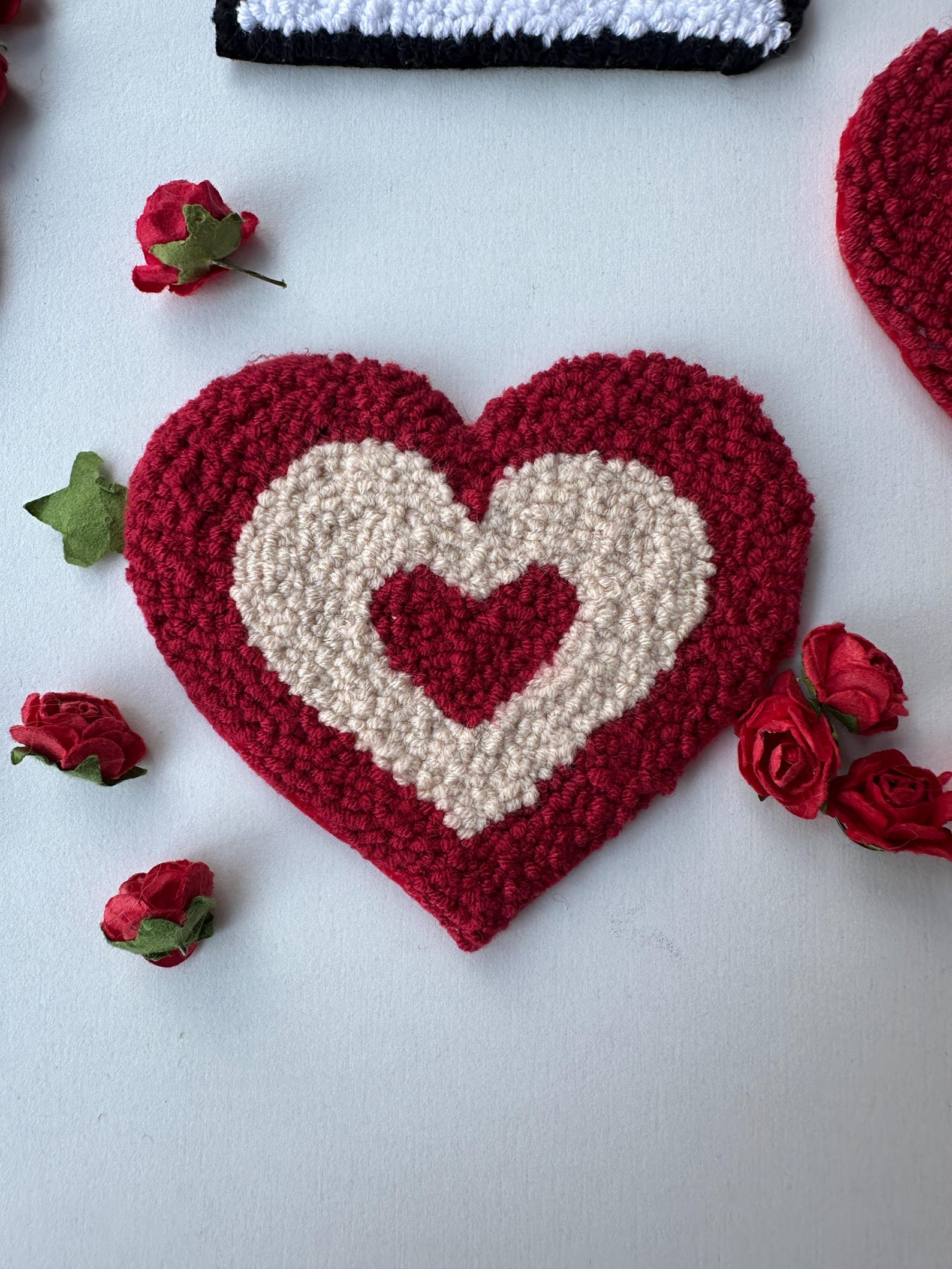 Posavasos personalizado con forma de corazón de aguja perforadora ...