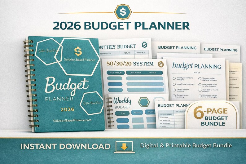 Budget Planner Bundle Printable | Weekly Budget, Savings Tracker, Debt ...