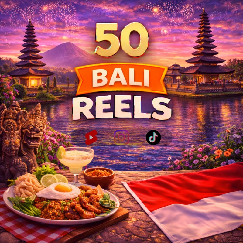 Travel Reels Bali - Etsy