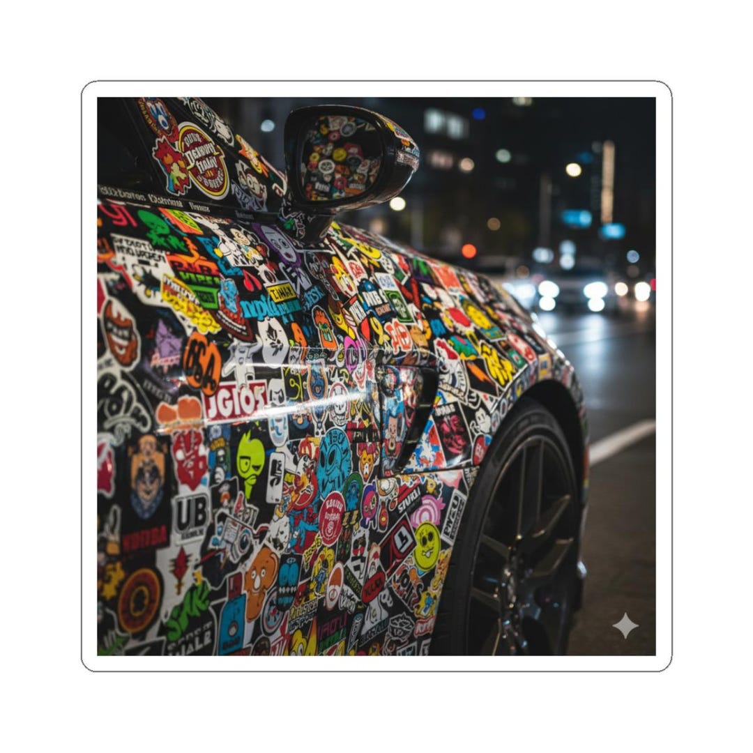 Sticker Bomb Car Sticker - Etsy