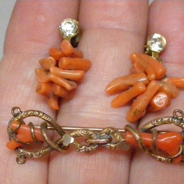 Coral Pin - Etsy