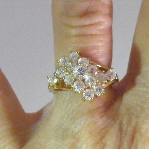 Vintage Waterfall Ring - Etsy