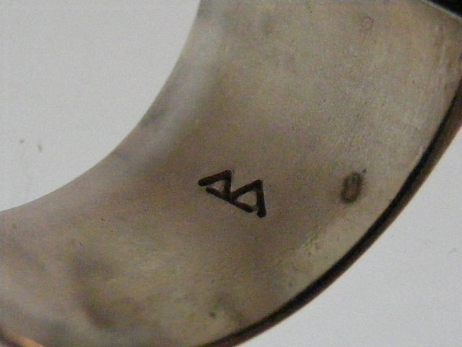Large Signed Vintage Native American Dinosaur Bone Ring in Sterling ...
