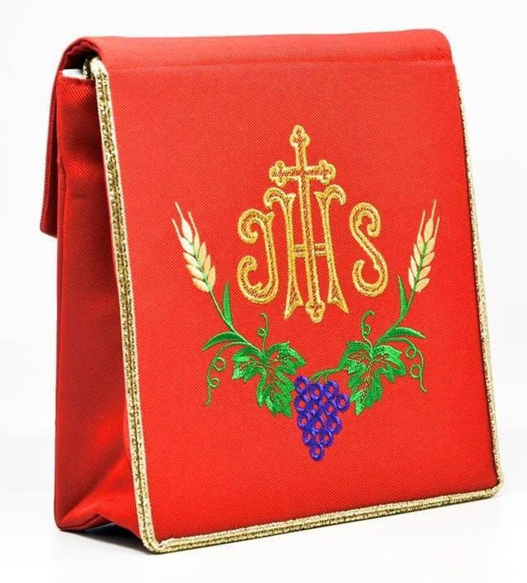 Priest Burse for Ministry to Sick - Embroidered Motif IHS - Etsy