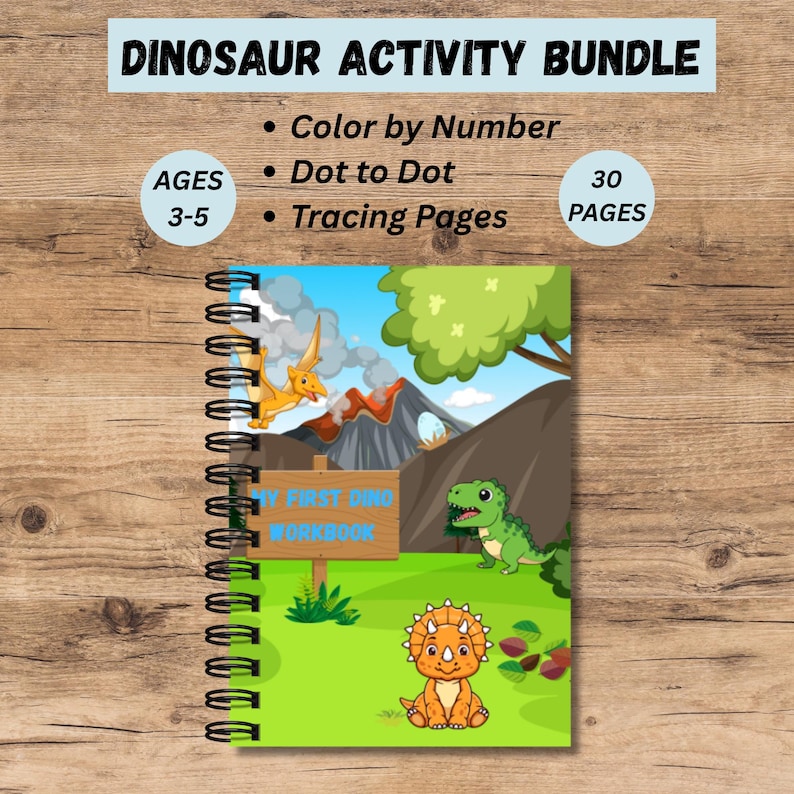 Tracing Pages, Color by Numbers & Dot-to-dot, Preschool Kids Ages 3-5 ...