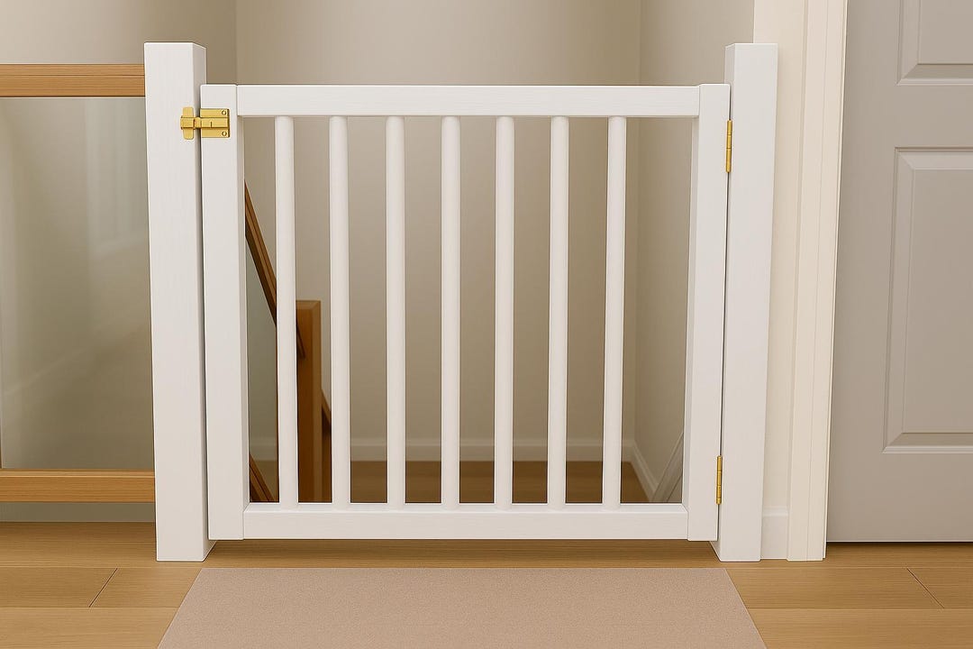 Baby Safety Gate, Wooden Stair & Door Barrier - Etsy