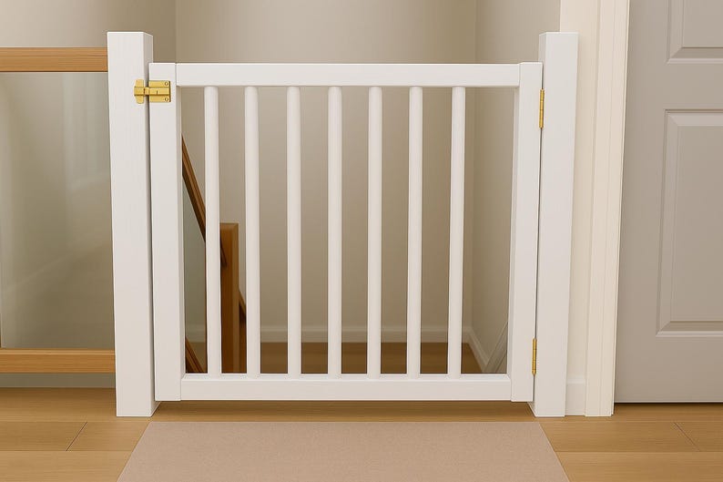 Baby Safety Gate, Wooden Stair & Door Barrier - Etsy
