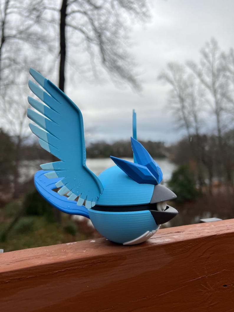Pokemon Fidget Toy, 3D Printed Articuno Pokeball, Easter Gift - Etsy