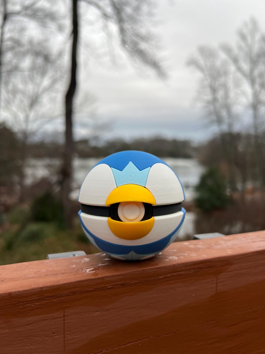 Pokemon Pokeball Piplup Gift, Poke Ball Collectible Toy, 3D Printed ...
