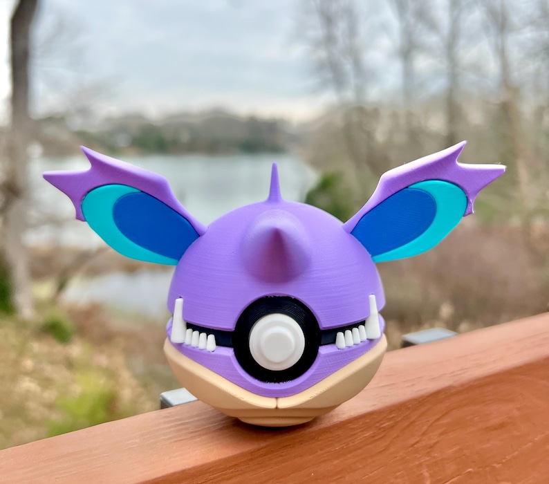 Pokemon Pokeball Nidoking Gift, Poke Ball Collectible Toy, 3D Printed ...