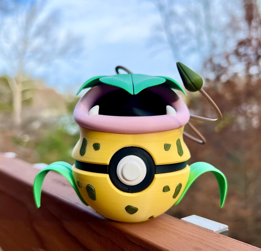 Pokemon Pokeball Victreebel Gift, Poke Ball Collectible Toy, 3D Printed ...