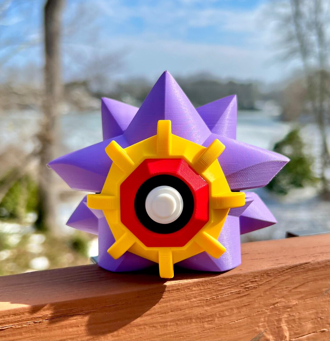 Starmie Clickable Pokeball, Poke Ball Fidget Toy - Etsy
