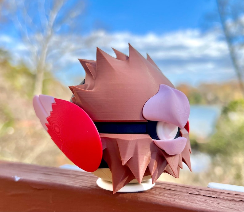 Pokemon Pokeball Spearow Gift, Poke Ball Collectible Toy, 3D Printed ...