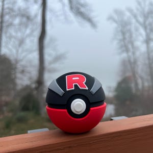 Team Rocket Pokeball, 3D Printed Collectible Toy - Etsy