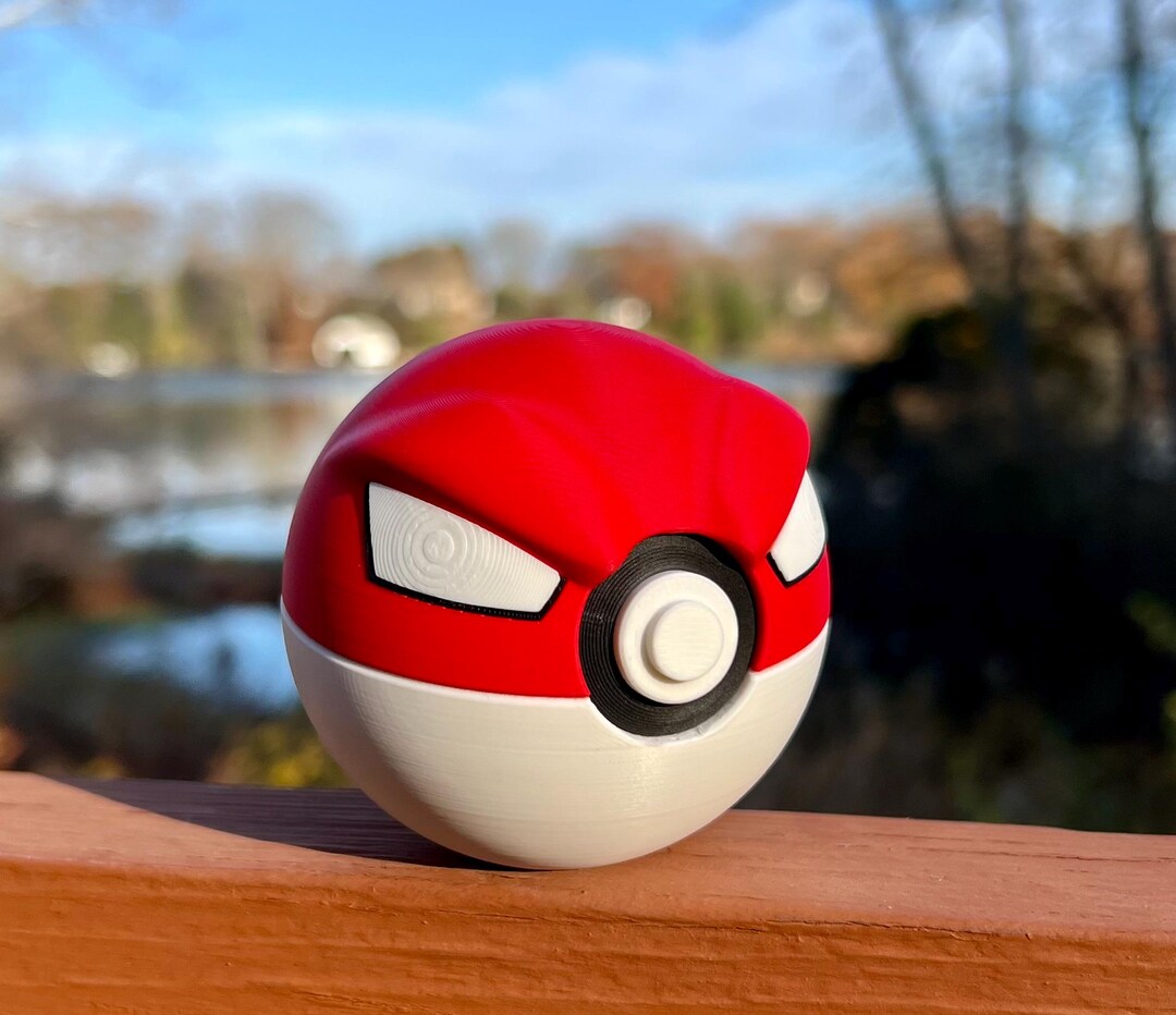 Pokemon Pokeball Voltorb Gift, Poke Ball Collectible Toy, 3D Printed ...