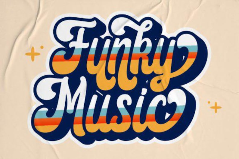 Retro Vintage Font, Bold Display Typeface for Logos, Posters & Branding ...