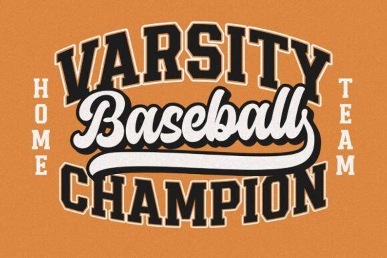 Vintage Script Logo Font Retro Badge Lettering Typeface Classic ...