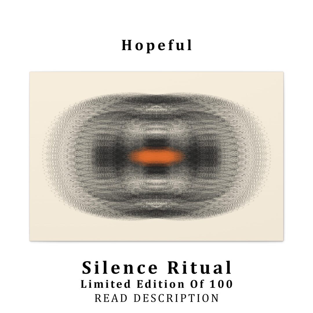 Hopeful | Digital Artwork | Silence Ritual | Binit Sutra - Etsy