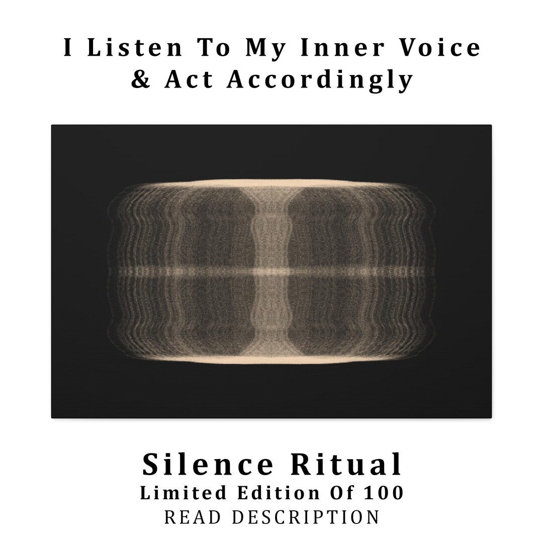 I Listen to My Inner Voice & Act Accordingly | Digital Artwork ...