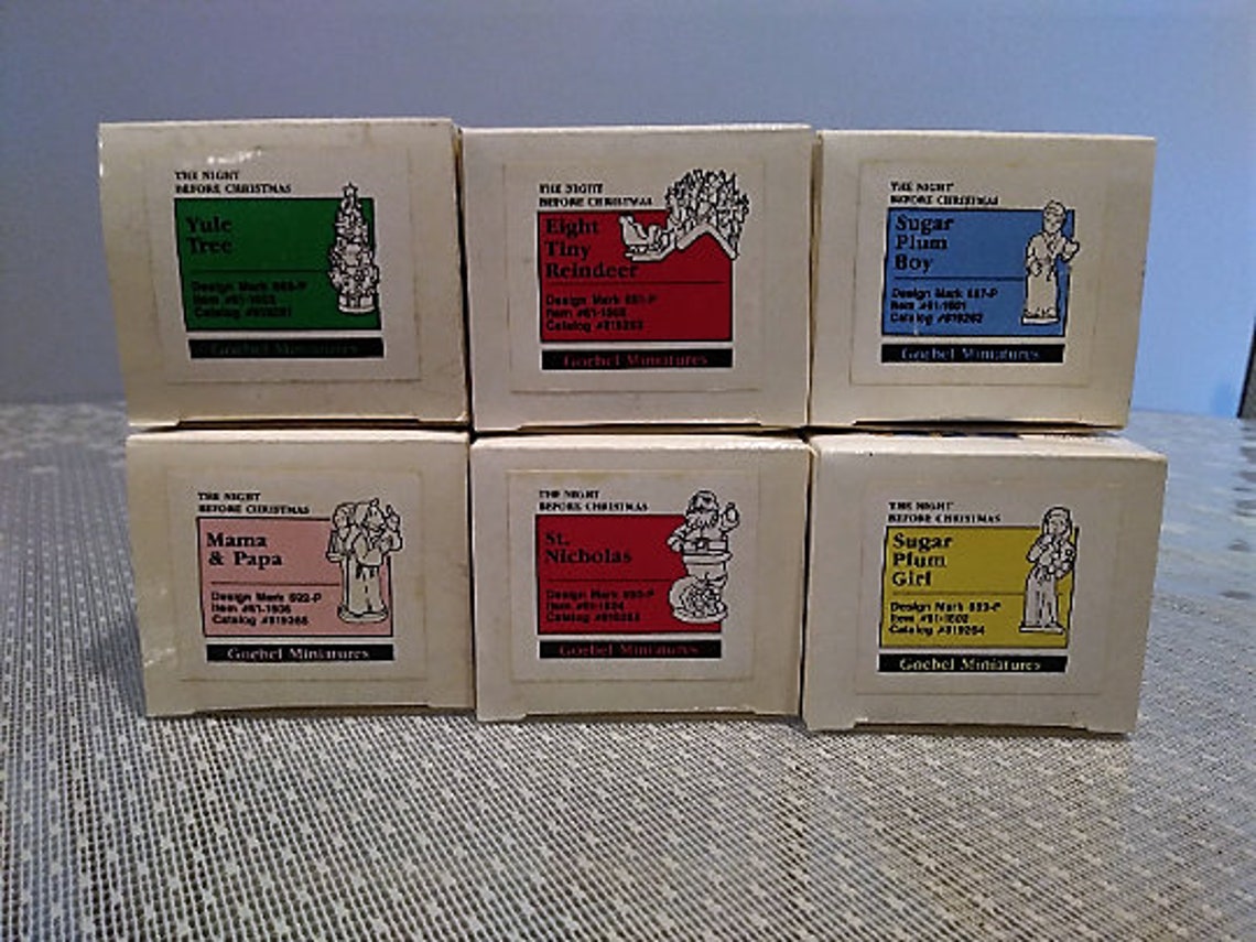 Robert Olszewski Goebel Complete Set of 6 Figurines " up to the House ...