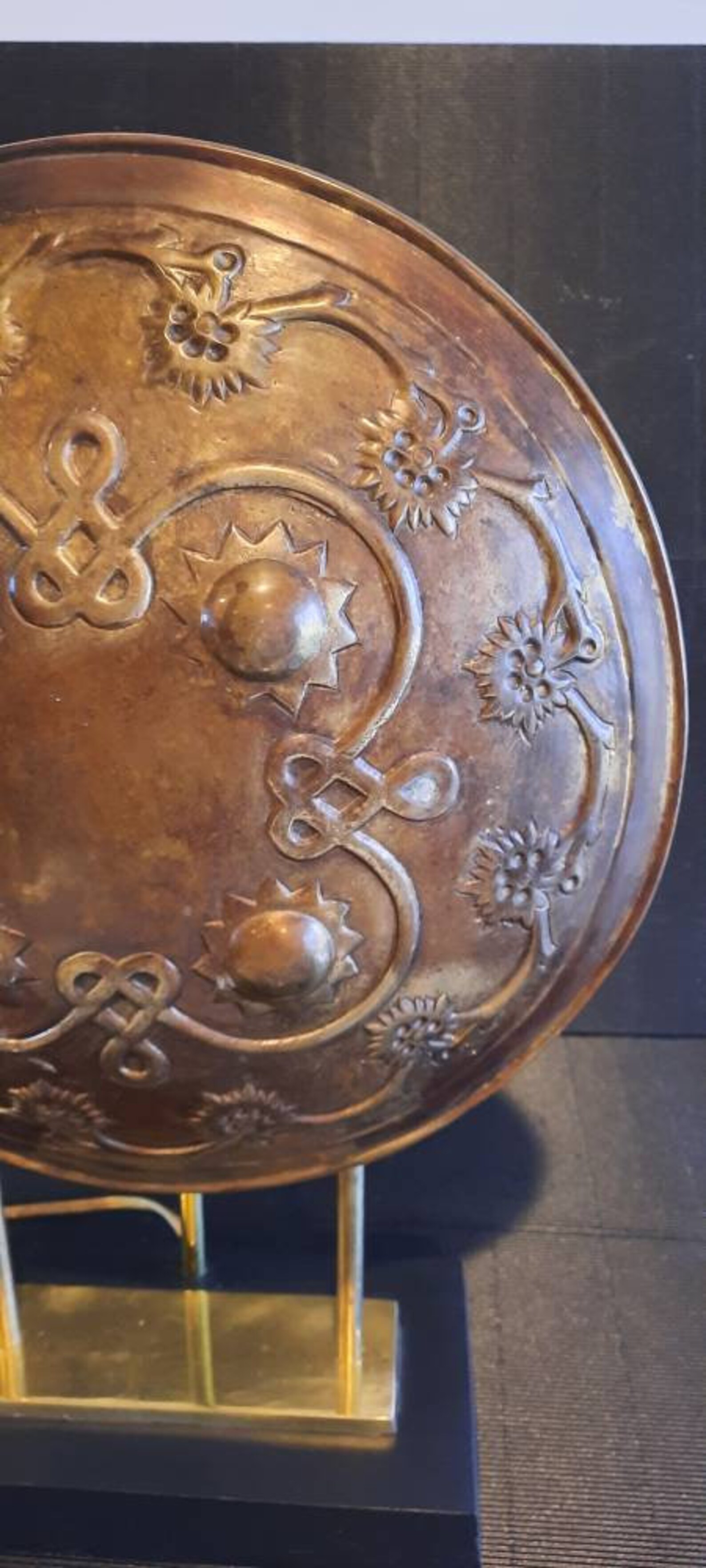 Vintage Brass Table Lamp Shield Light India Gothic Midevil - Etsy