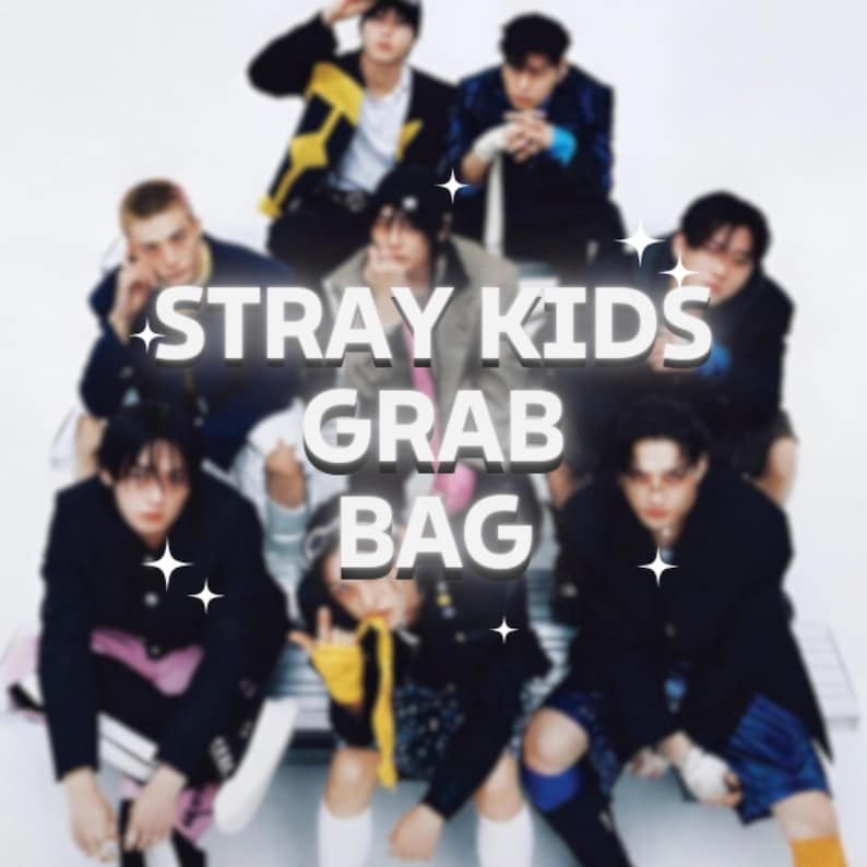 STRAY KIDS Grab Bag | SKZ Surprise Bundle Set | Bias Goodie Pack ...