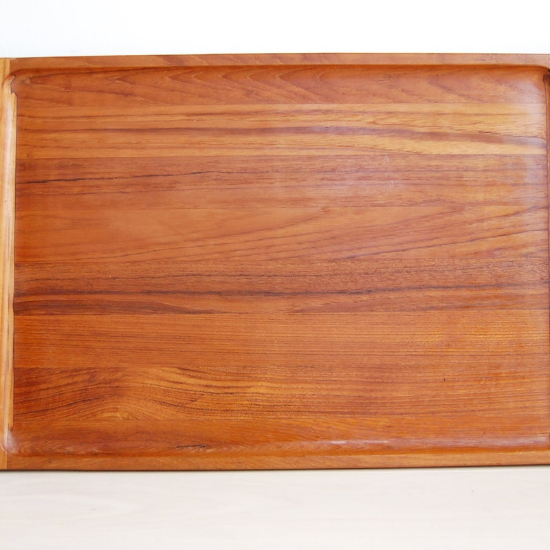 Teak Serving Tray - Etsy
